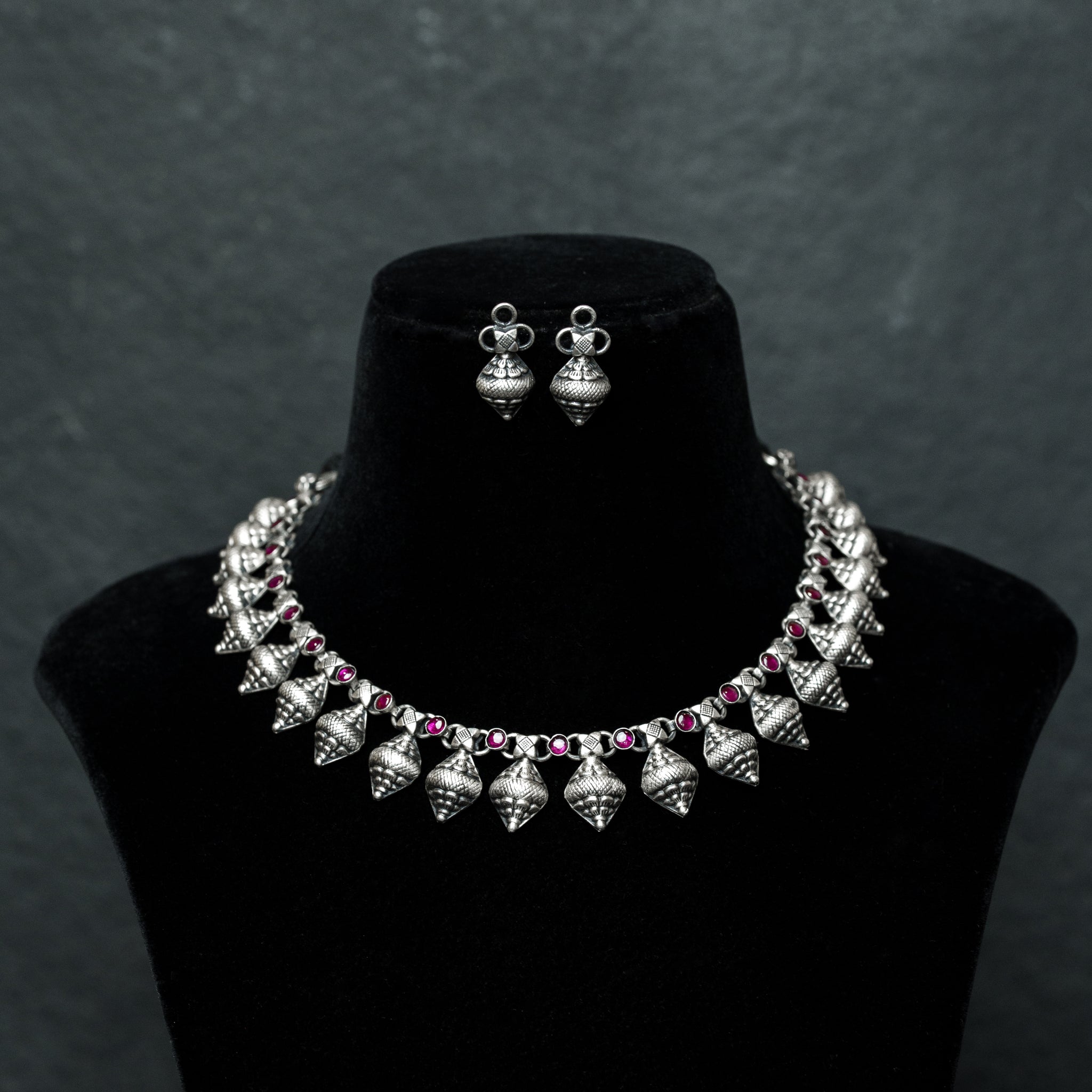 Chir Guluband Silver Choker Necklace | Pahadi Jewellery