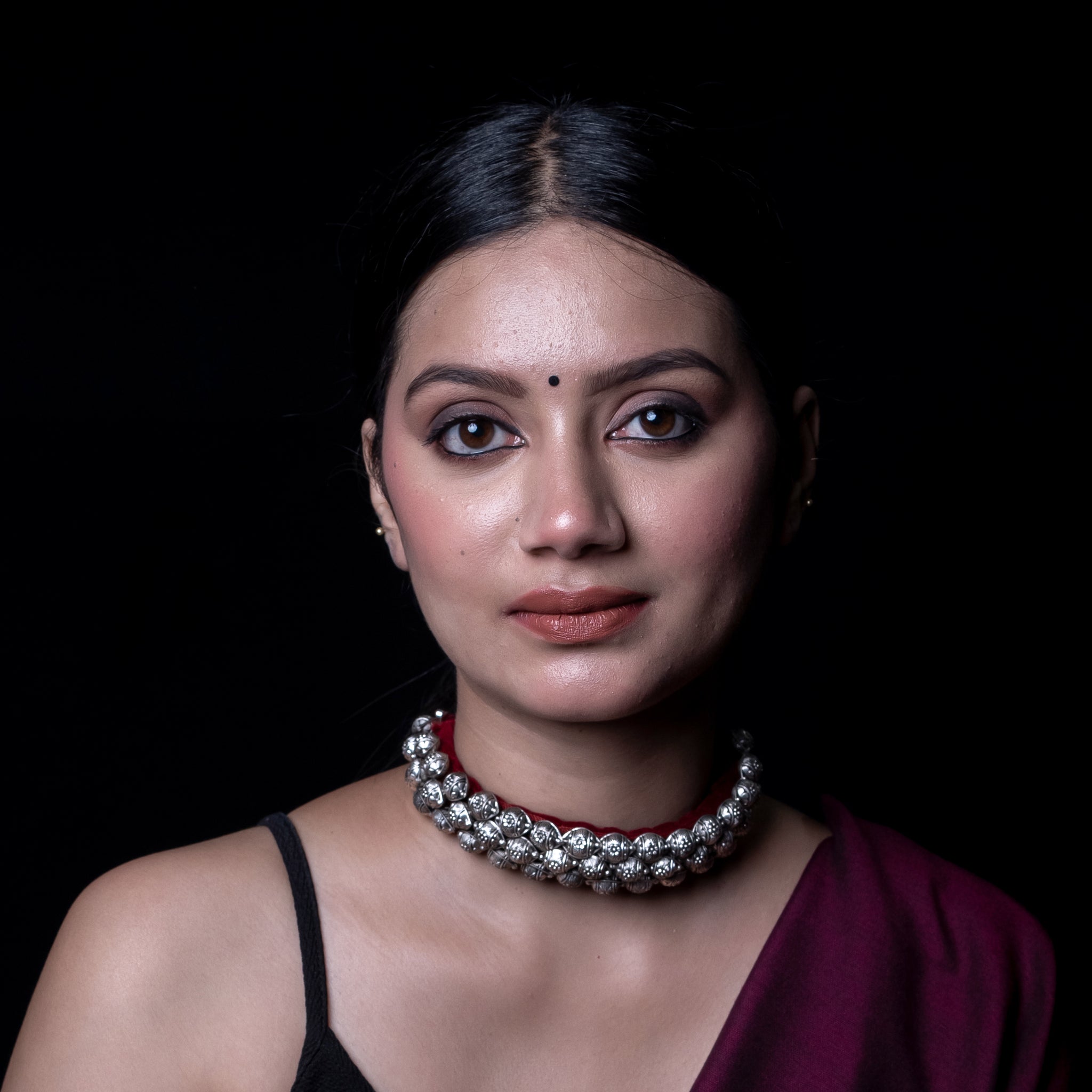 Buy Silver Choker - Phool Guluband for Women Online | Ejaa
