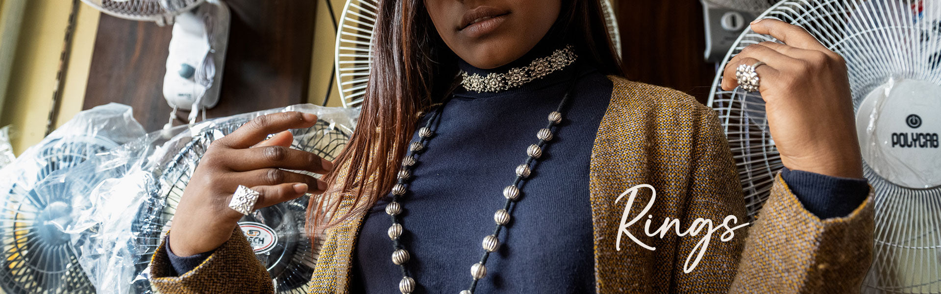 Pahadi Silver Rings | Traditional Silver Rings