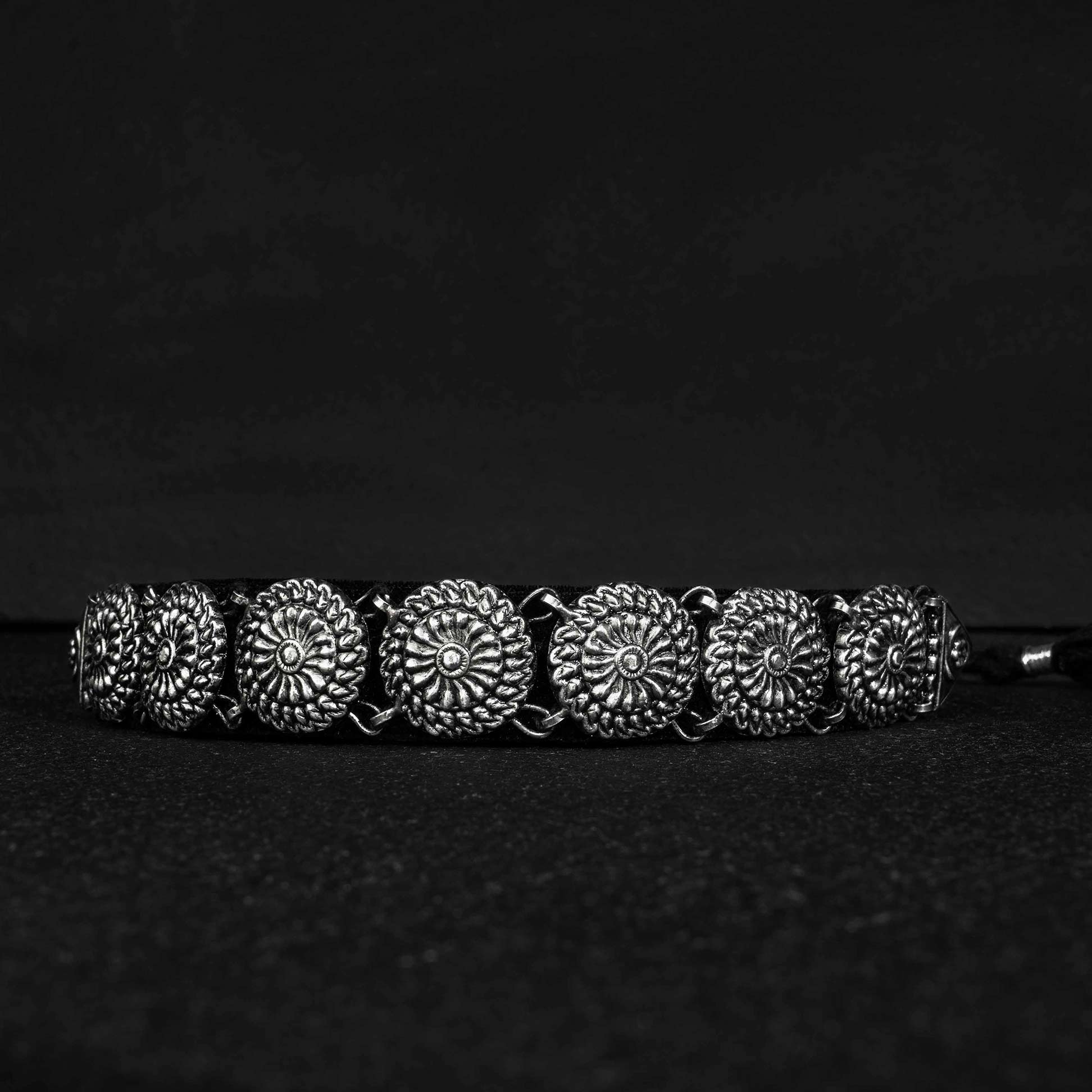 Chakra Guluband | Silver Choker | Pahadi Jewellery