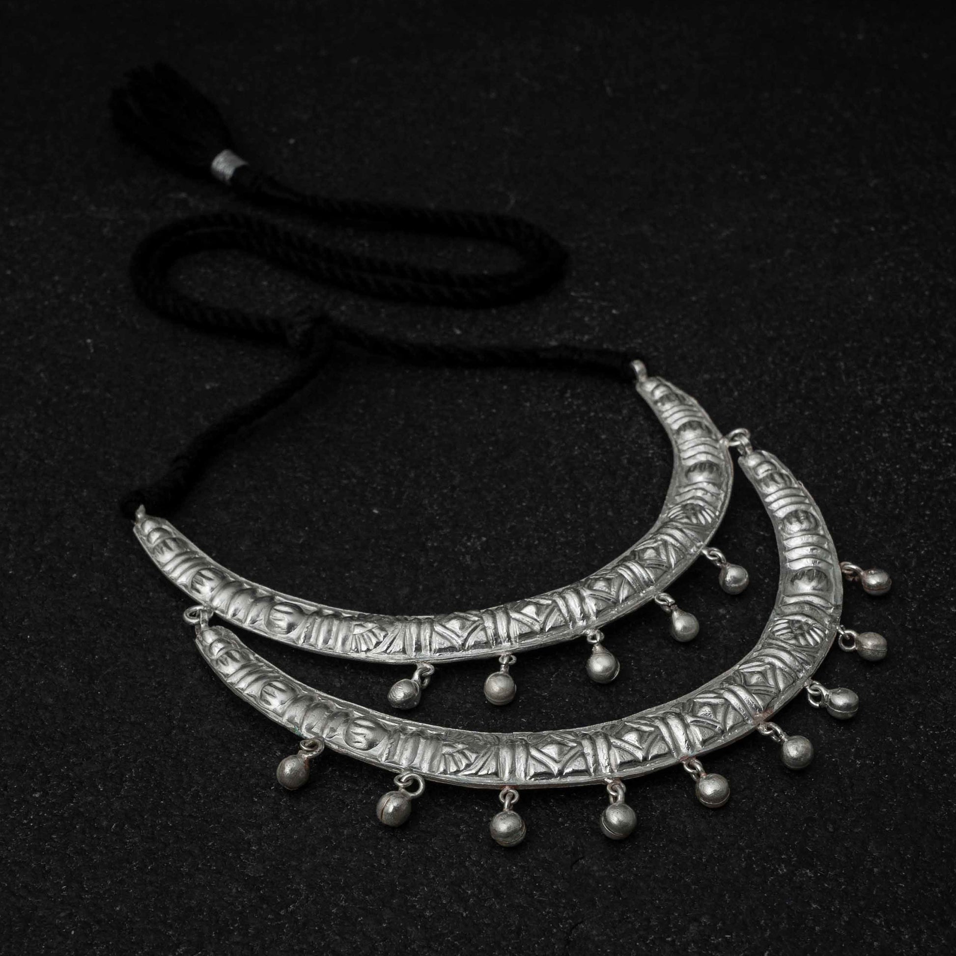 Rooh Hasuli Silver Choker | Pahadi Jewellery