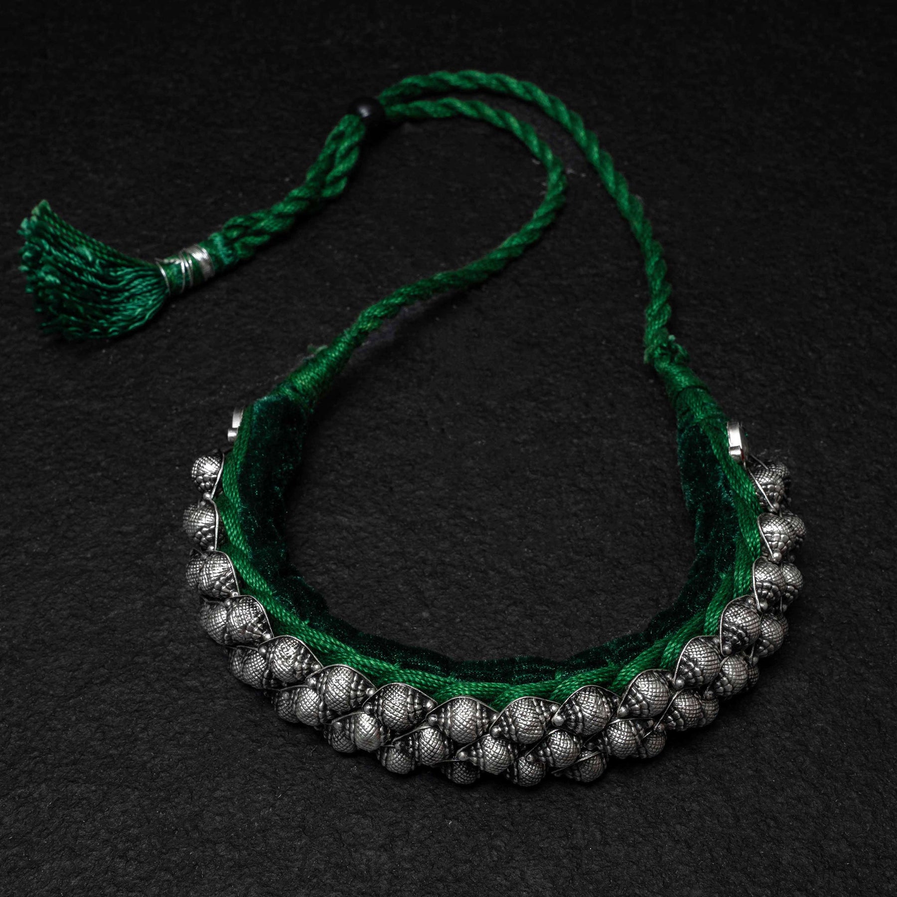 Buy Stylish Shank Guluband Silver Choker Necklace | Ejaa