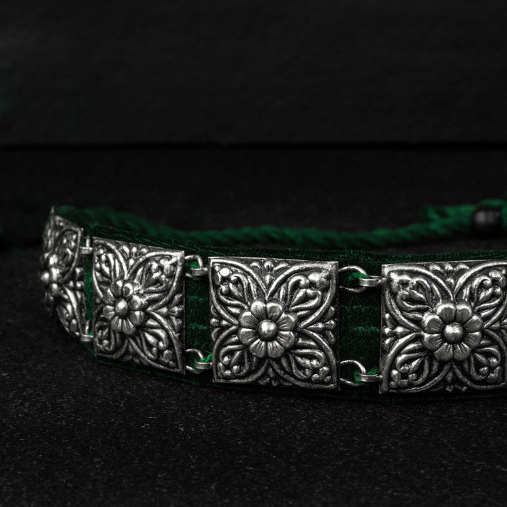 Varg Guluband Silver Choker Necklace | Pahadi Jewellery