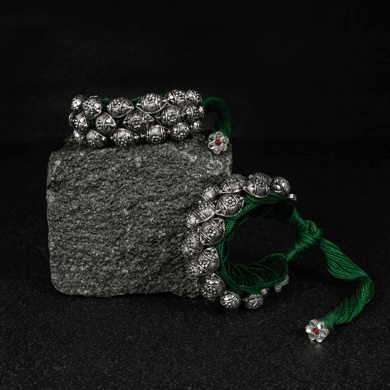 Phool Pahuchi | Silver Bracelet | Pahadi Jewellery